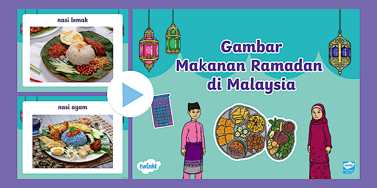Gambar Makanan Ramadan di Malaysia PowerPoint - Twinkl