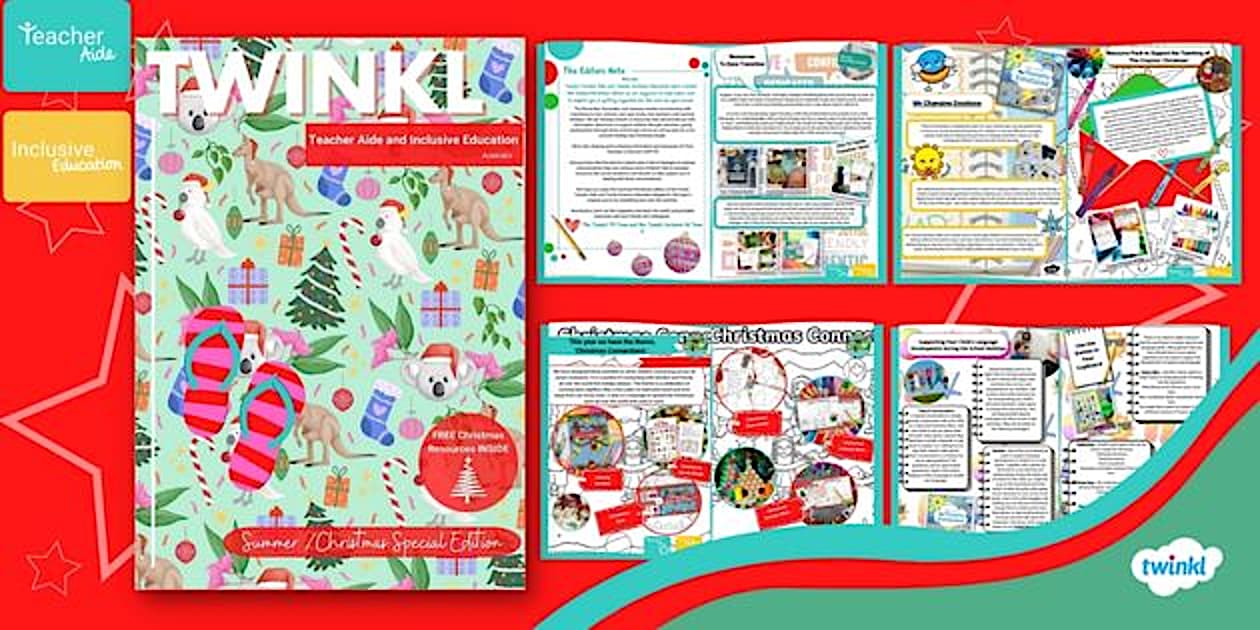 Twinkl Teacher Aide Inclusive Ed Summer/Christmas Special Edition