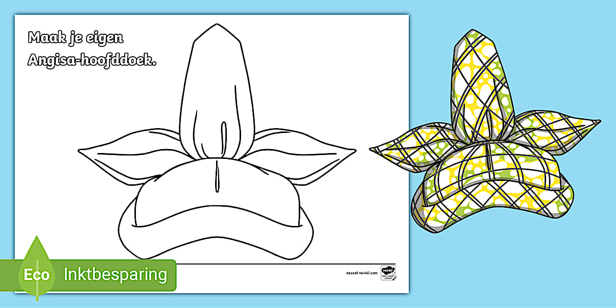 Ontwerp Je Eigen Angisa-Hoofddoek (teacher made) - Twinkl