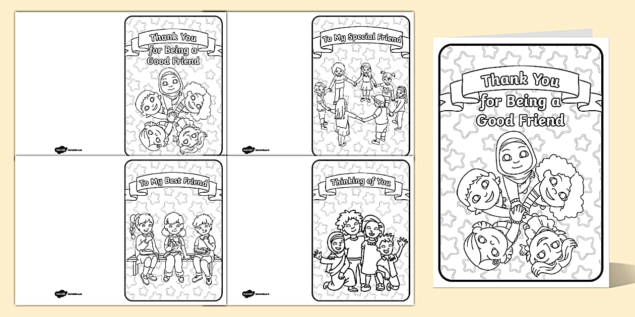 Friendship Greeting Card Templates