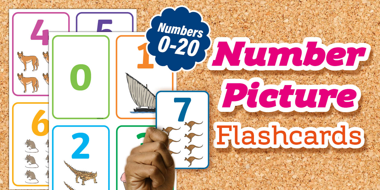 Number Picture Flashcards