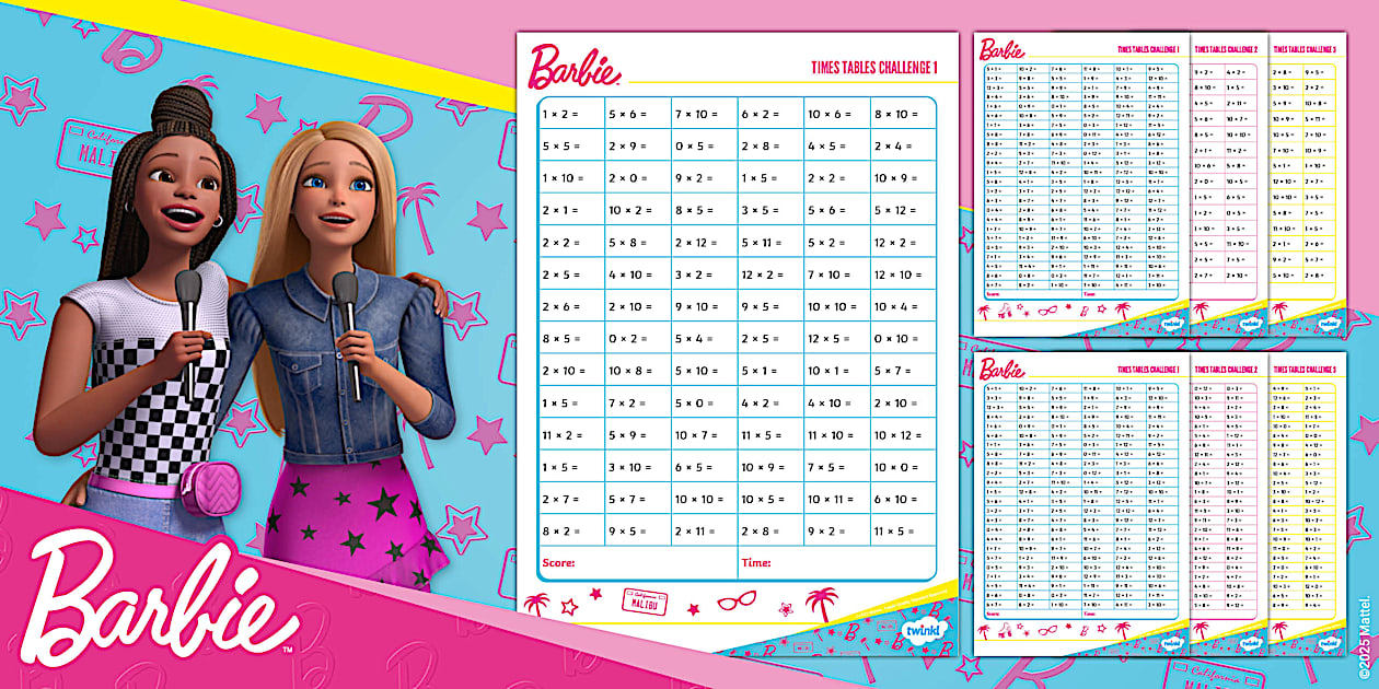 👉 Barbie: Times Tables Challenge