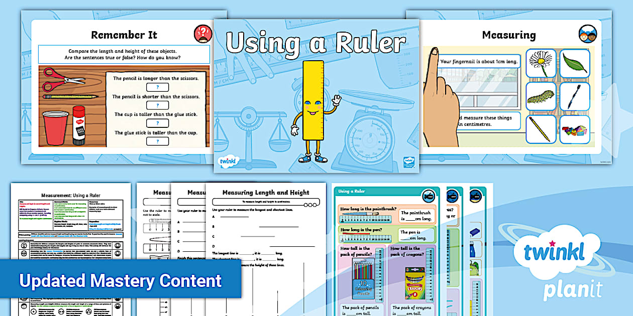 Y1 Measure and Record Length and Height PlanIt Maths Lesson 3