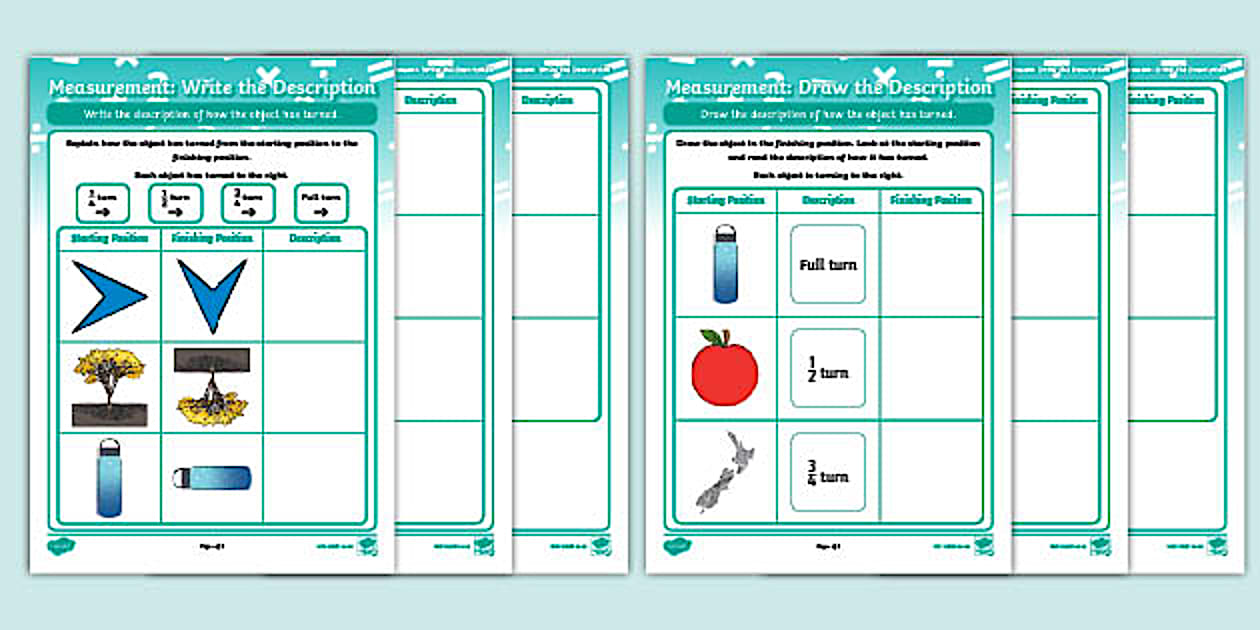 Phase 1 (During Year 3) Measurement: Describe and Show Turns Using Full ...