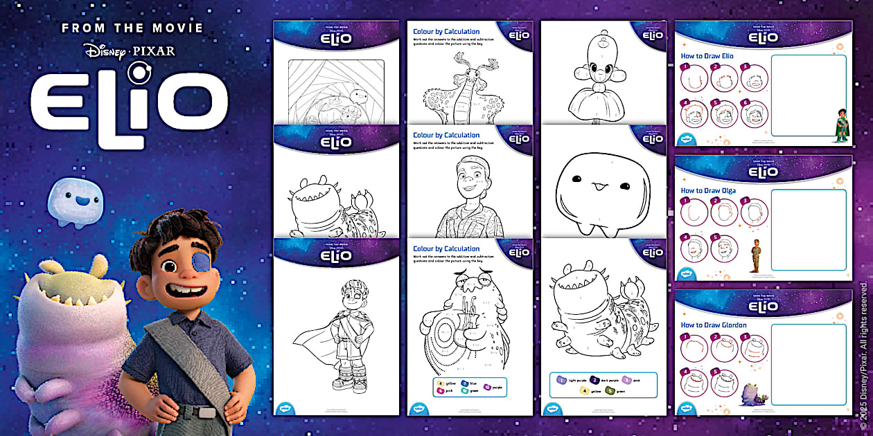 Elio: Colouring & Drawing Pack