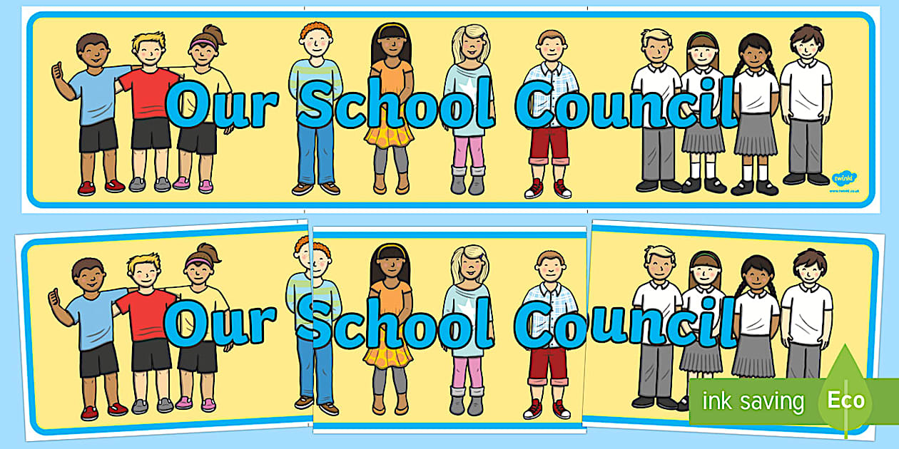 👉 Our School Council Display Banner (teacher made)