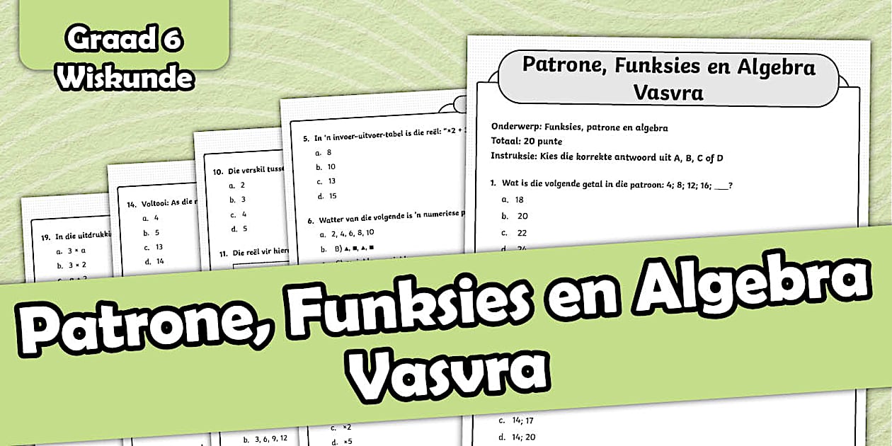 Graad 6 Wiskunde - Kwartaal 2