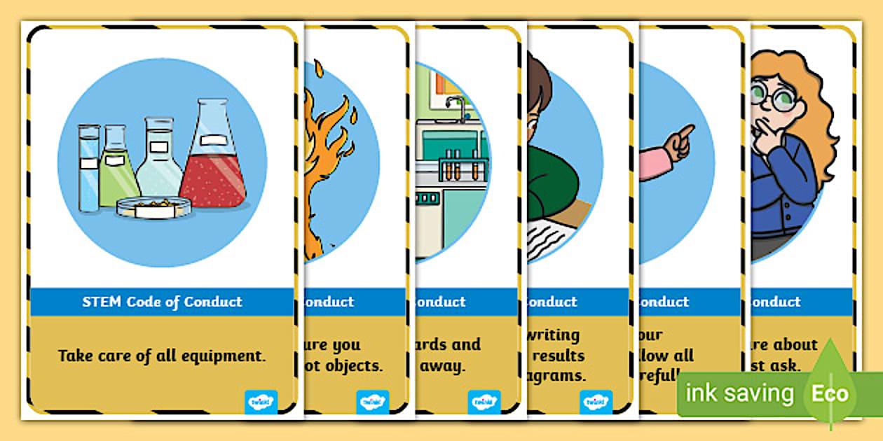 STEM Safety Display Posters Years F-2 (teacher made)