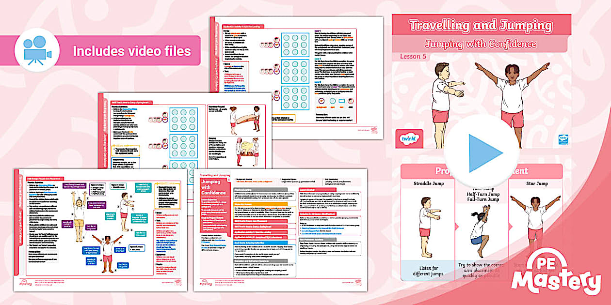 Travelling and Jumping Lesson Pack: Jump with Confidence!