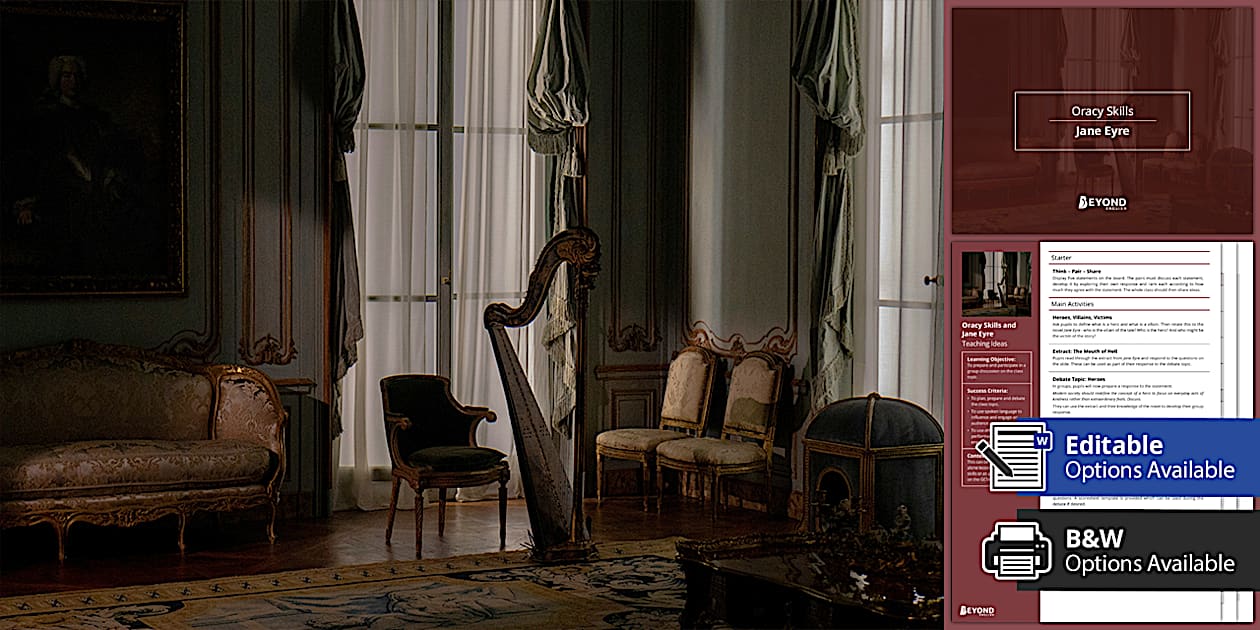 Oracy Links to GCSE Lit: Jane Eyre (teacher made) - Twinkl