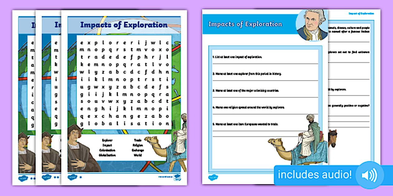 Crash Course Podcast Impacts of Exploration (teacher made)