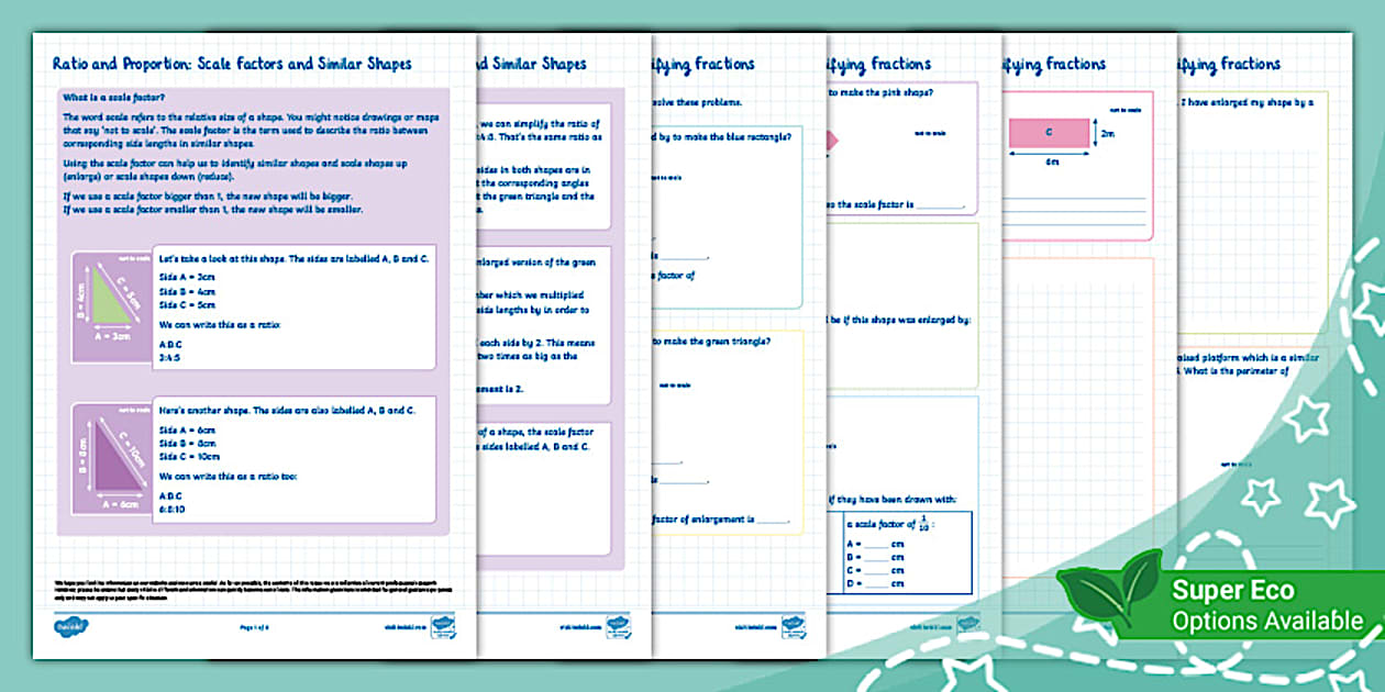 Ratio and Proportion: Scale Factors and Similar Shapes (Ages 10 - 11)