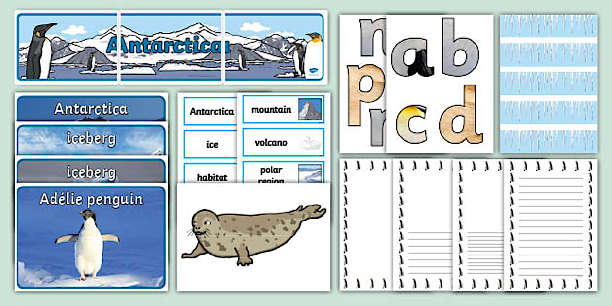 Antarctica - Display - Pack (teacher made) - Twinkl