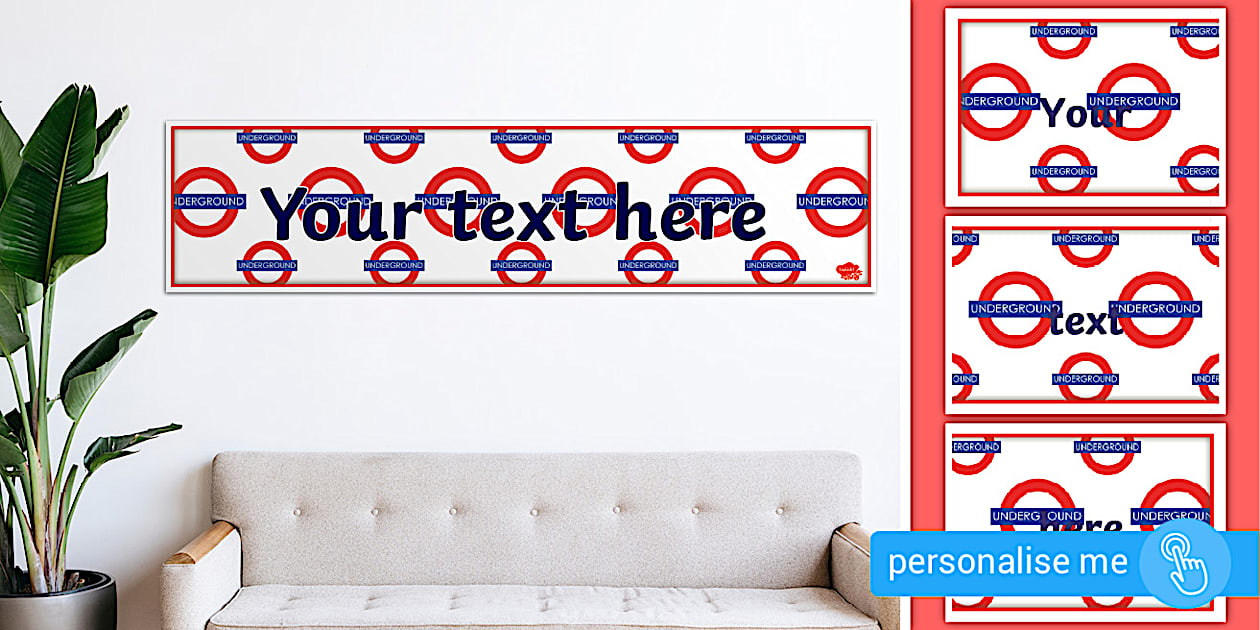 London Editable Banner | Twinkl Party