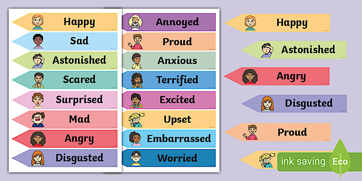 Emotions Voice Cards (Teacher-Made) - Twinkl