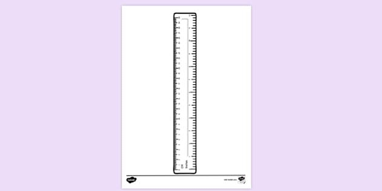 Ruler Colouring Sheet | Colouring Sheets (teacher made)