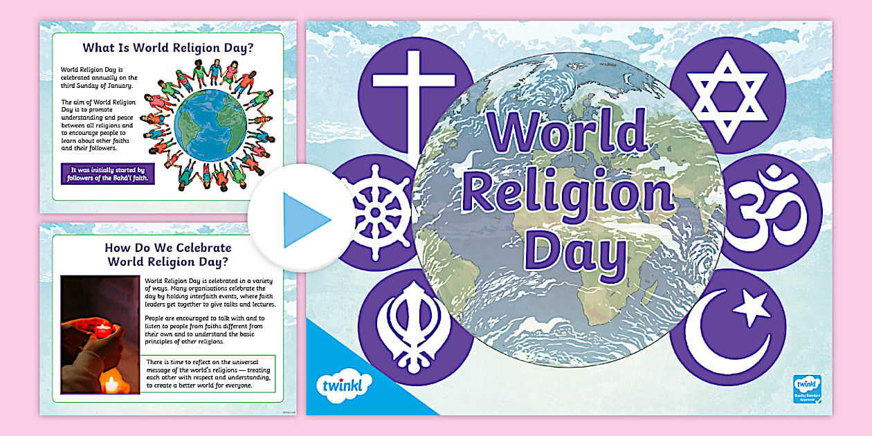 KS2 World Religion Day PowerPoint (teacher made) - Twinkl