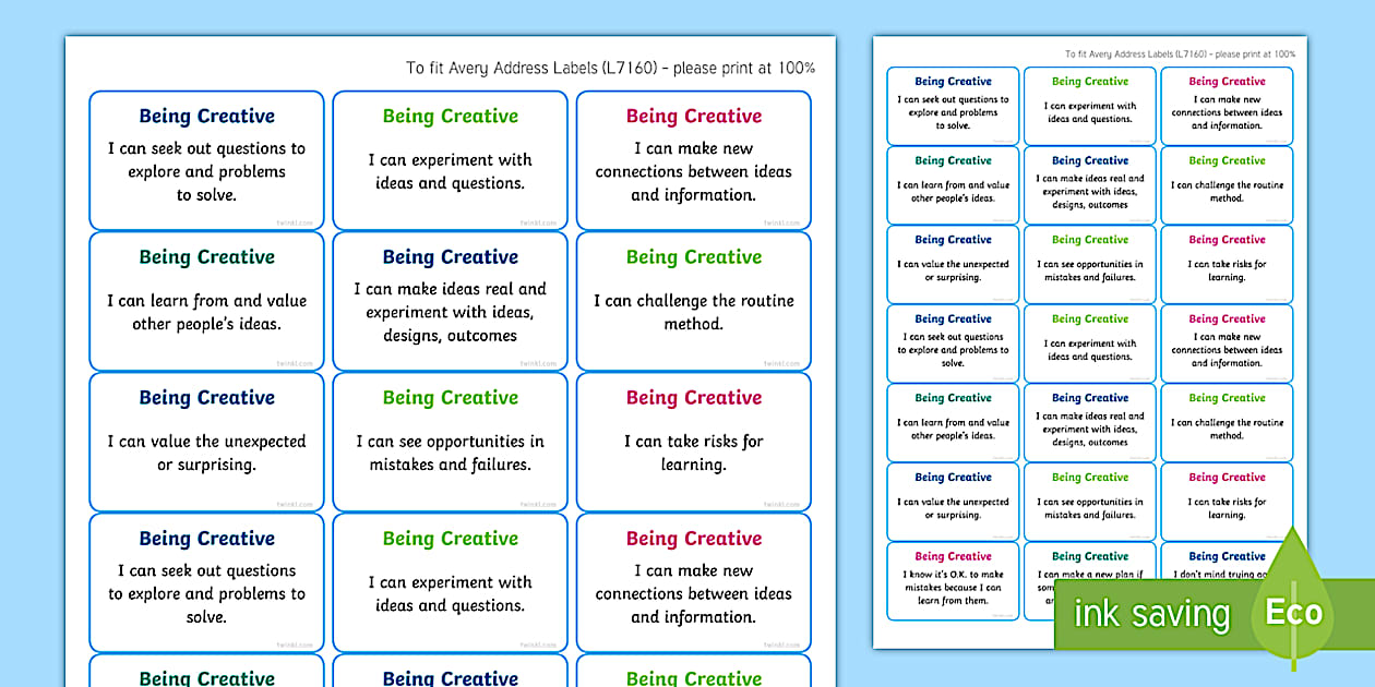 Editable NI Thinking Skills and Personal Capabilities Being Creative ...