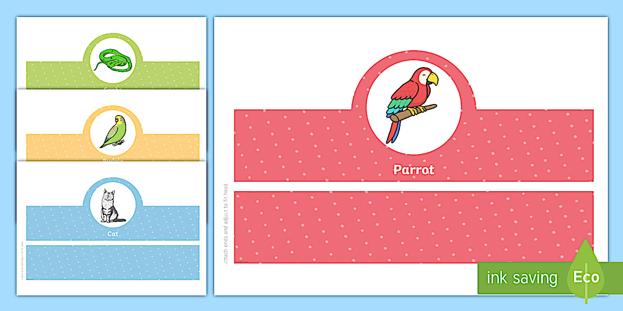 Pets headband Oral Language Game (teacher made) - Twinkl