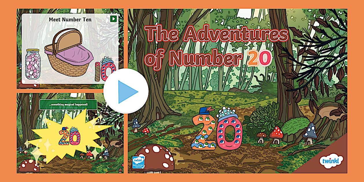 👉 The Adventures of Number Twenty PowerPoint - Twinkl