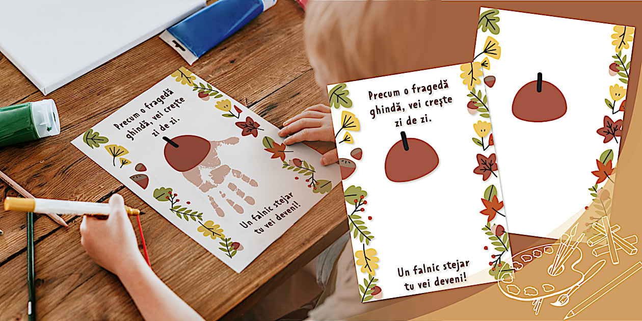 Ghinda: Amprentare – Planșă Galeria de Artă - Twinkl