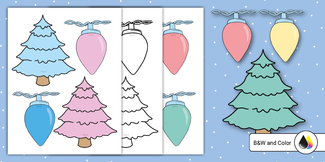 Our Class Is Merry and Bright Bulletin Board Cutouts