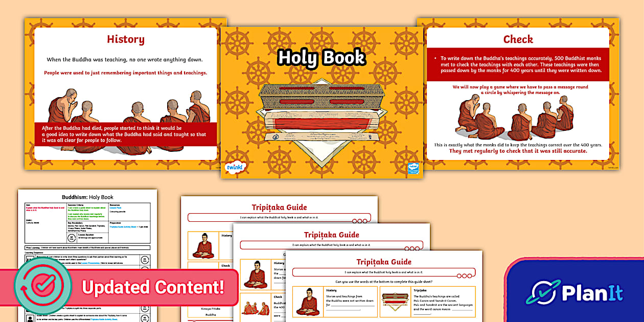 RE: Buddhism: Holy Book Year 4 Lesson 5 (teacher made)