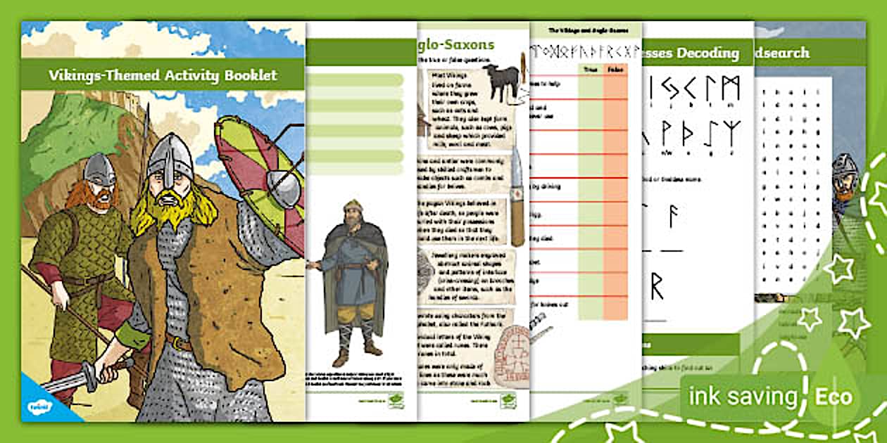 Vikings-Themed Activity Booklet (Ages 9 - 11) (Teacher-Made)