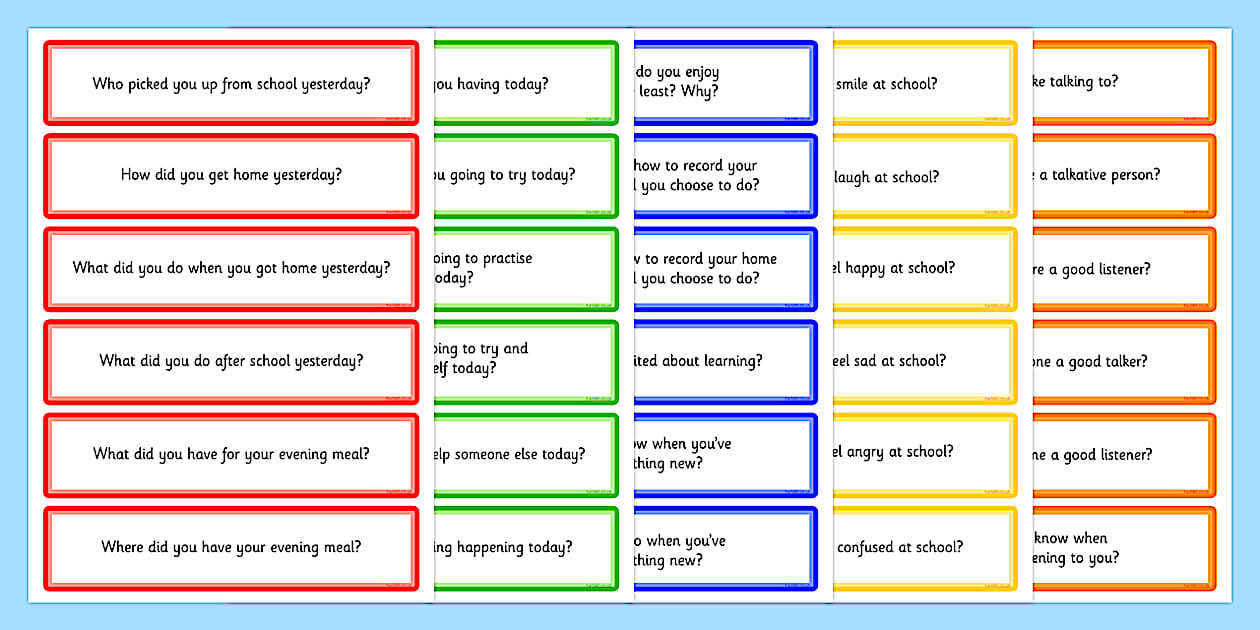 Circle Time Questions | Resource | Twinkl USA - Twinkl