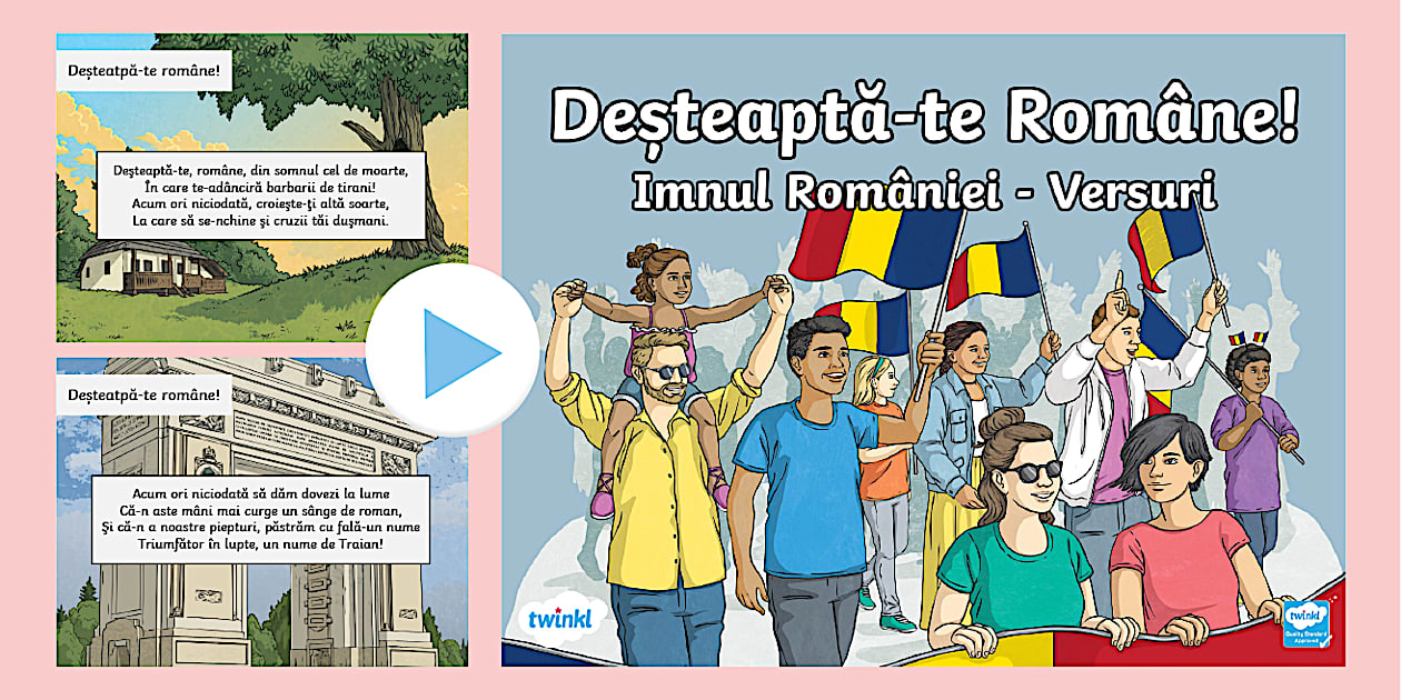 Imnul României versuri - Prezentare PowerPoint