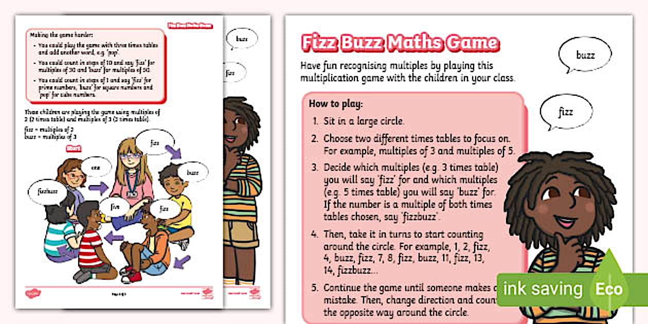 👉 Fizz Buzz Maths Game (teacher made) - Twinkl