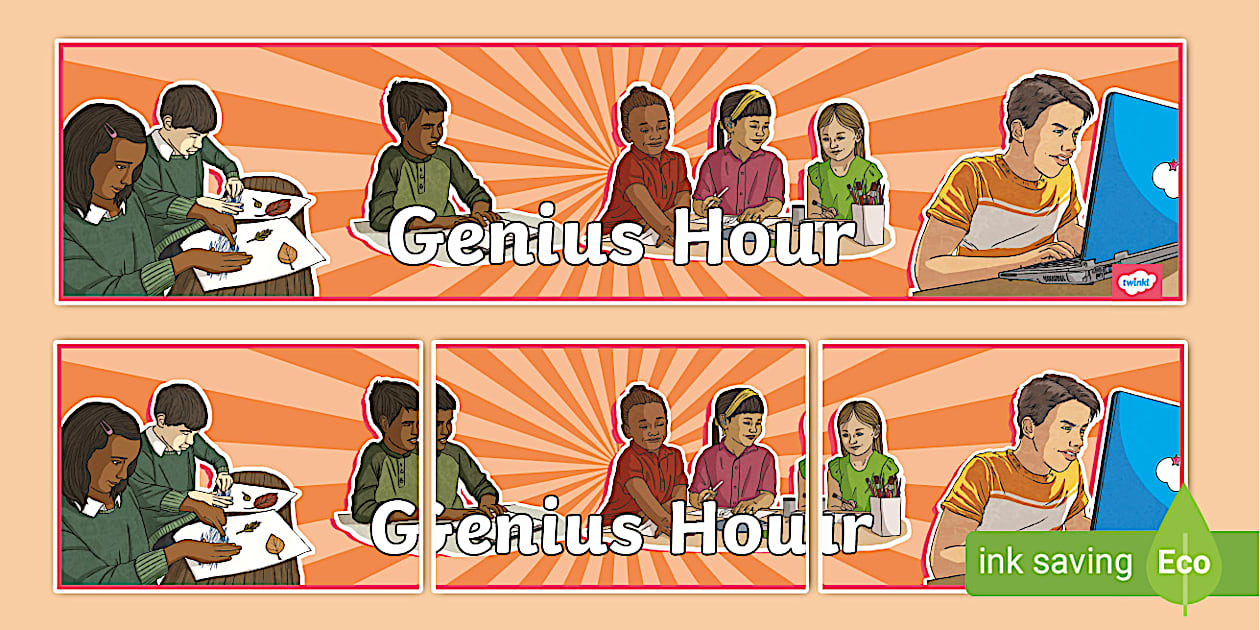Genius Hour Display Banner, Genius Hour, Passion Project
