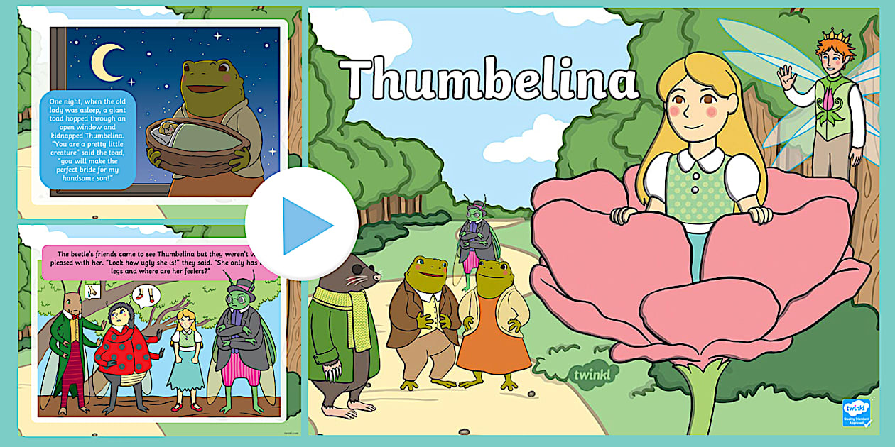 Thumbelina PowerPoint (teacher made) - Twinkl