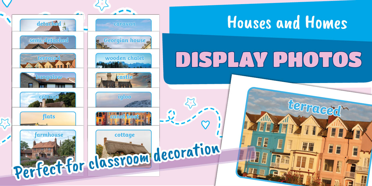 Houses and Homes Display Photos | Twinkl