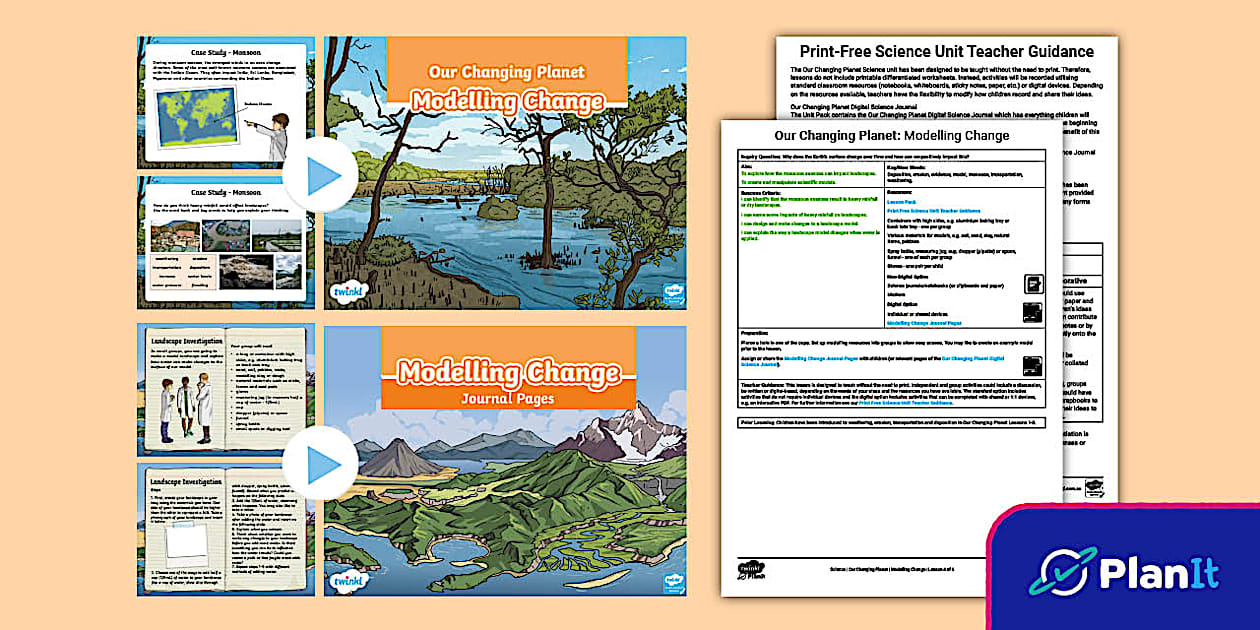 Year 5 Science Our Changing Planet Lesson 4 Modelling Change