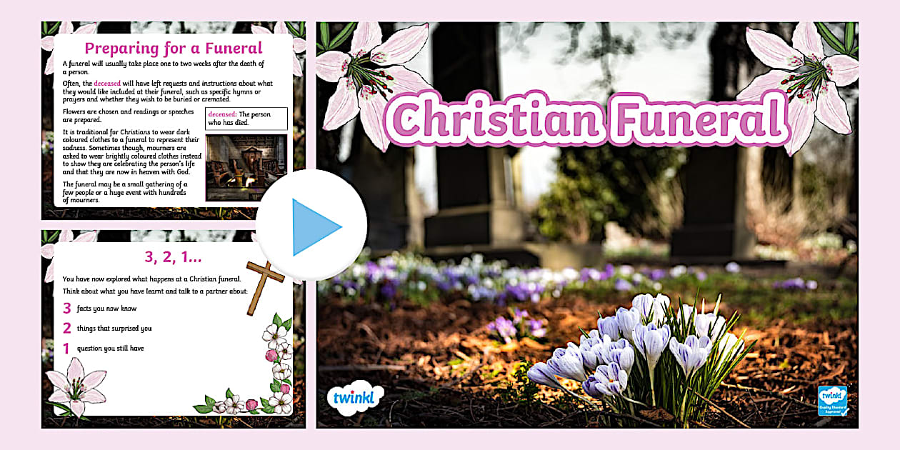 Christian Funeral PowerPoint (teacher made) - Twinkl