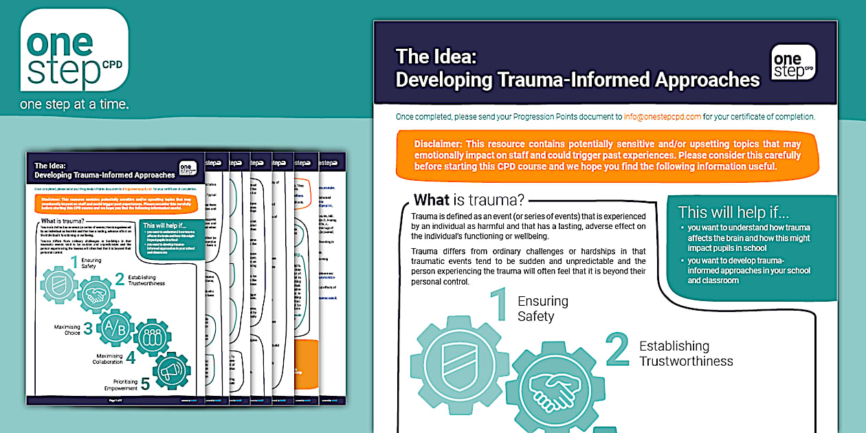 CPD: Developing Trauma-Informed Approaches - Leaders