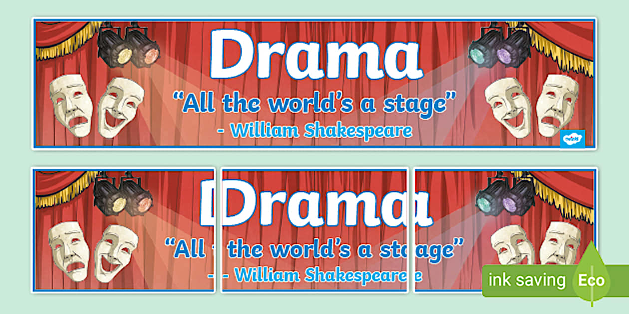 Drama Display Banner