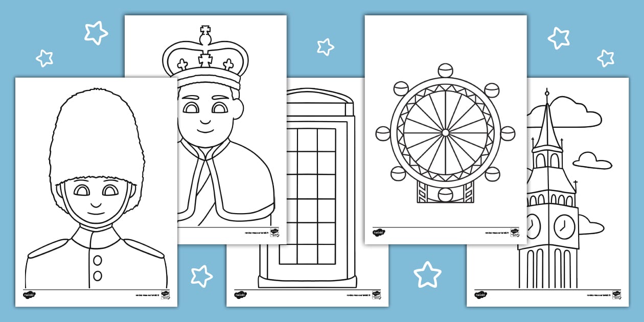 My First London Colouring Pack (teacher made) - Twinkl