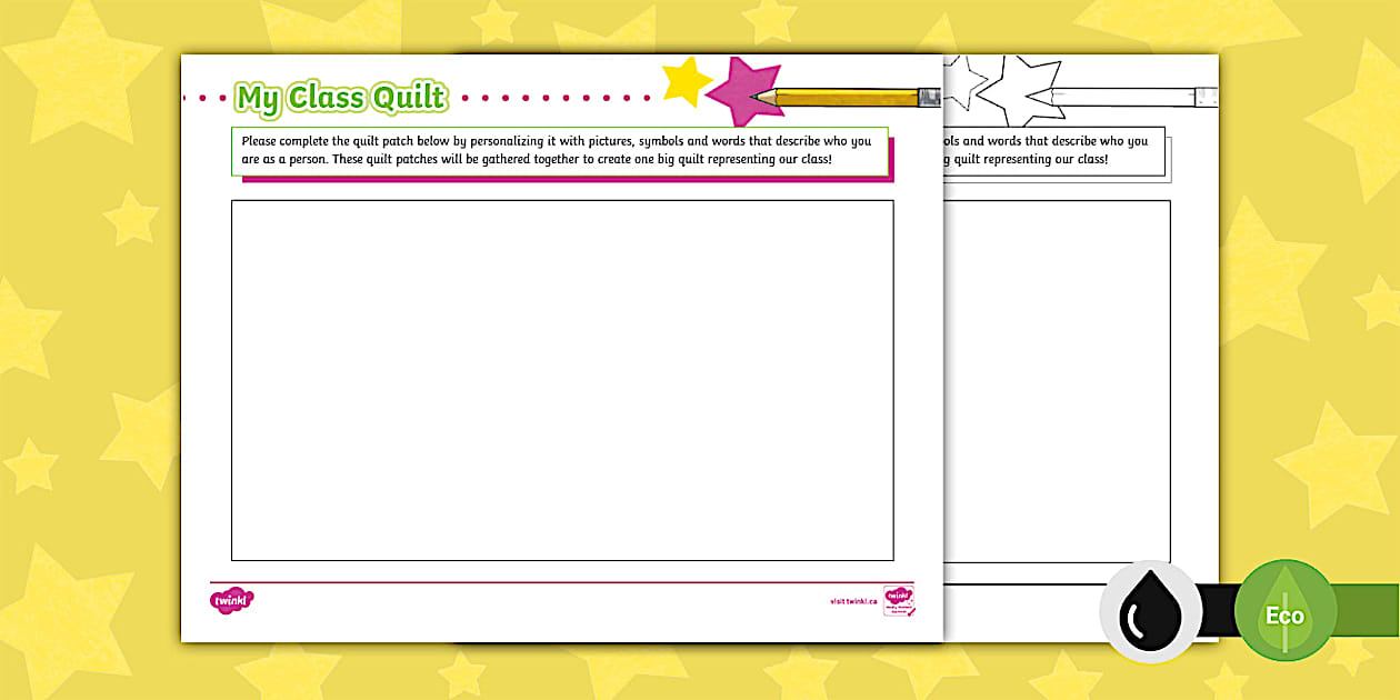 Class Quilt Art Project