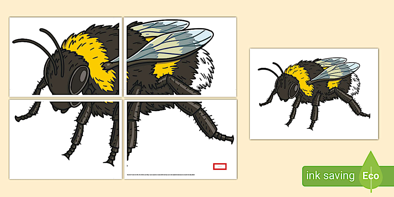 Extra Large Bumble Bee Display Cut-Out (teacher made)