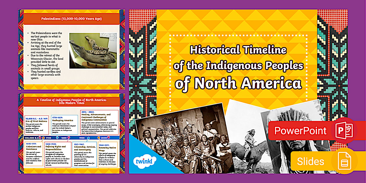 Native American History Timeline | 3rd Grade Resource