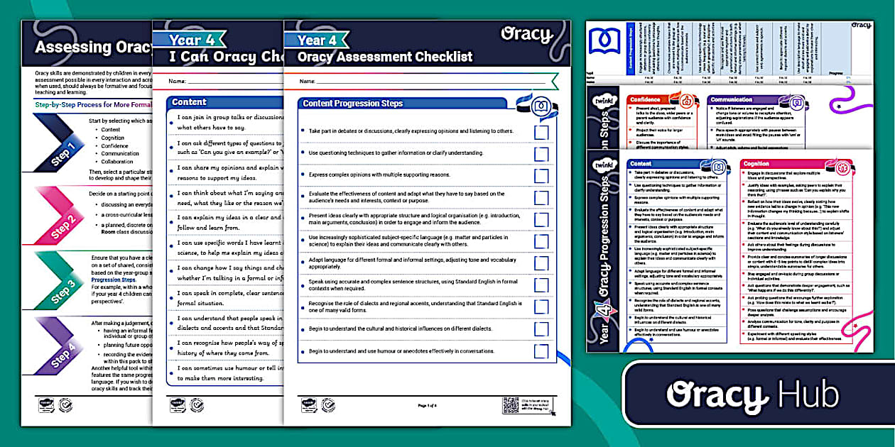 Year 4 Assessing Oracy Pack