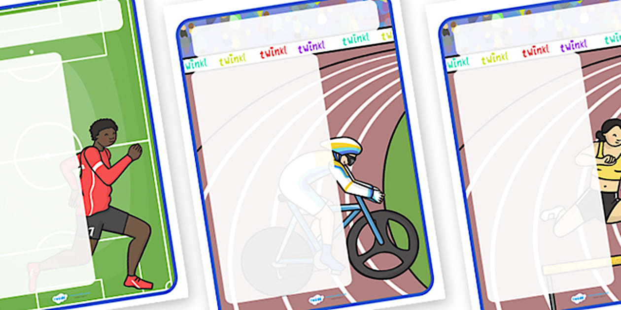 Sport Themed Target Posters (teacher made) - Twinkl