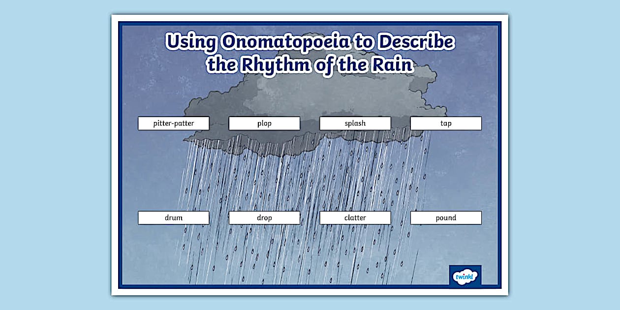 Rhythm of the Rain Word Mat (Lehrer gemacht) - Twinkl