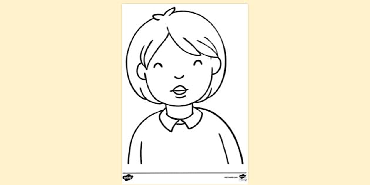 Child Making ZH Sound Colouring | Colouring Sheets - Twinkl