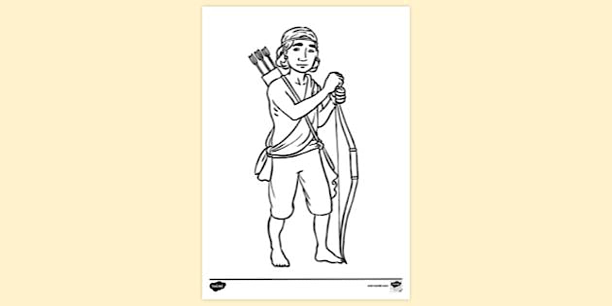 Devadatta Colouring Sheet (teacher made) - Twinkl