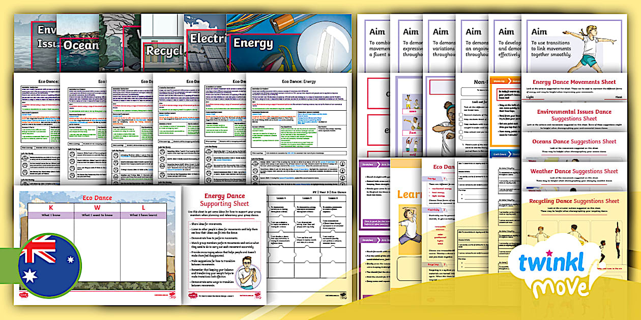 Move PE Year 5 Eco Dance Unit Pack