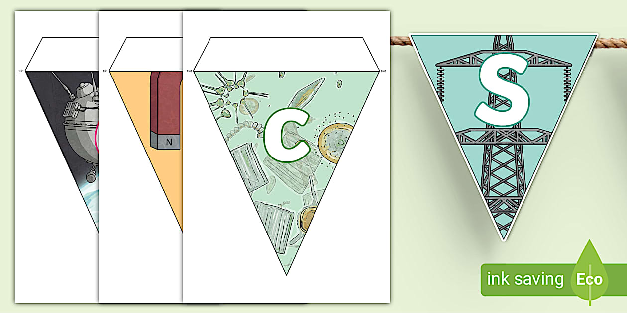 Science Display Bunting,Science Curriculum KS2 - Twinkl