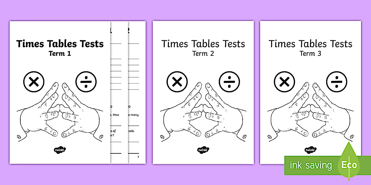 Year 6 Times Tables Test Pack - Primary Resources - Twinkl